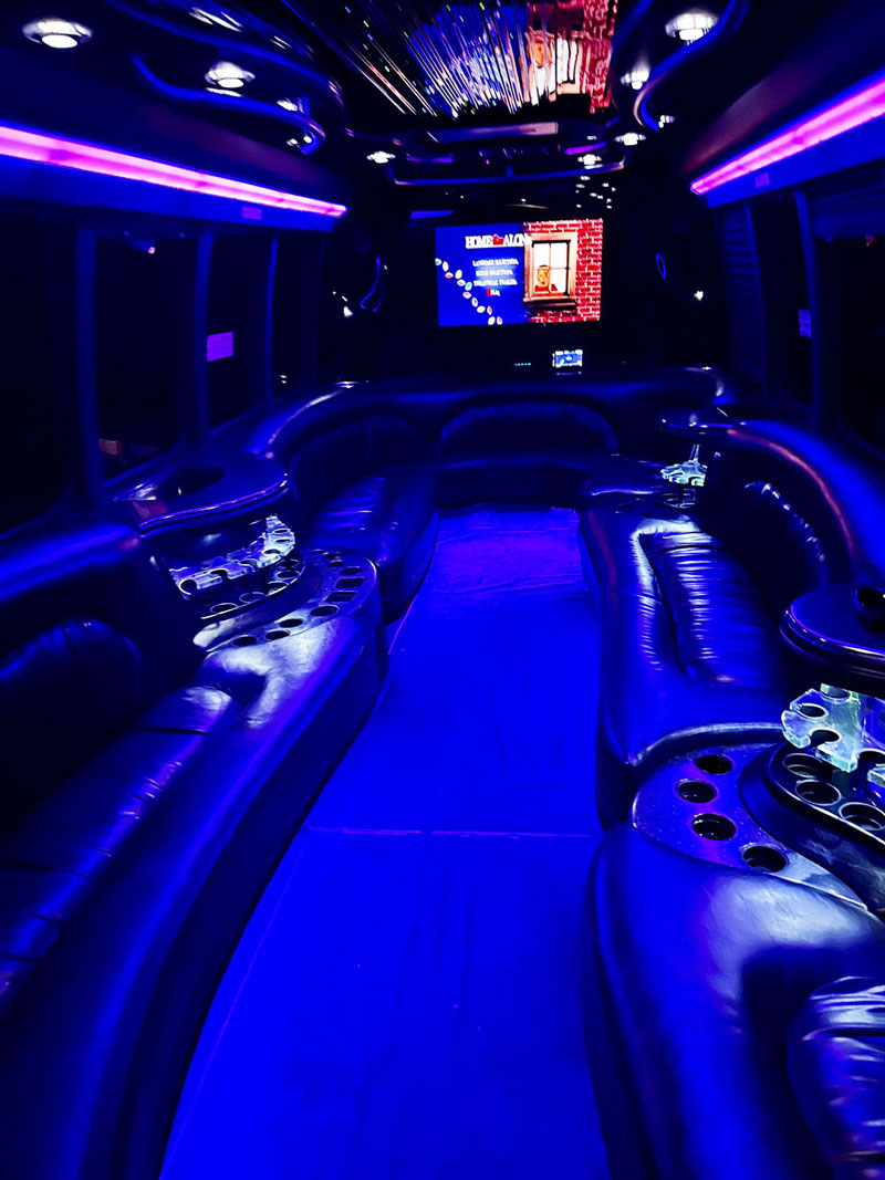 22-24 Passenger Limousine Bus - For Weddings, Corporate Travel and ...